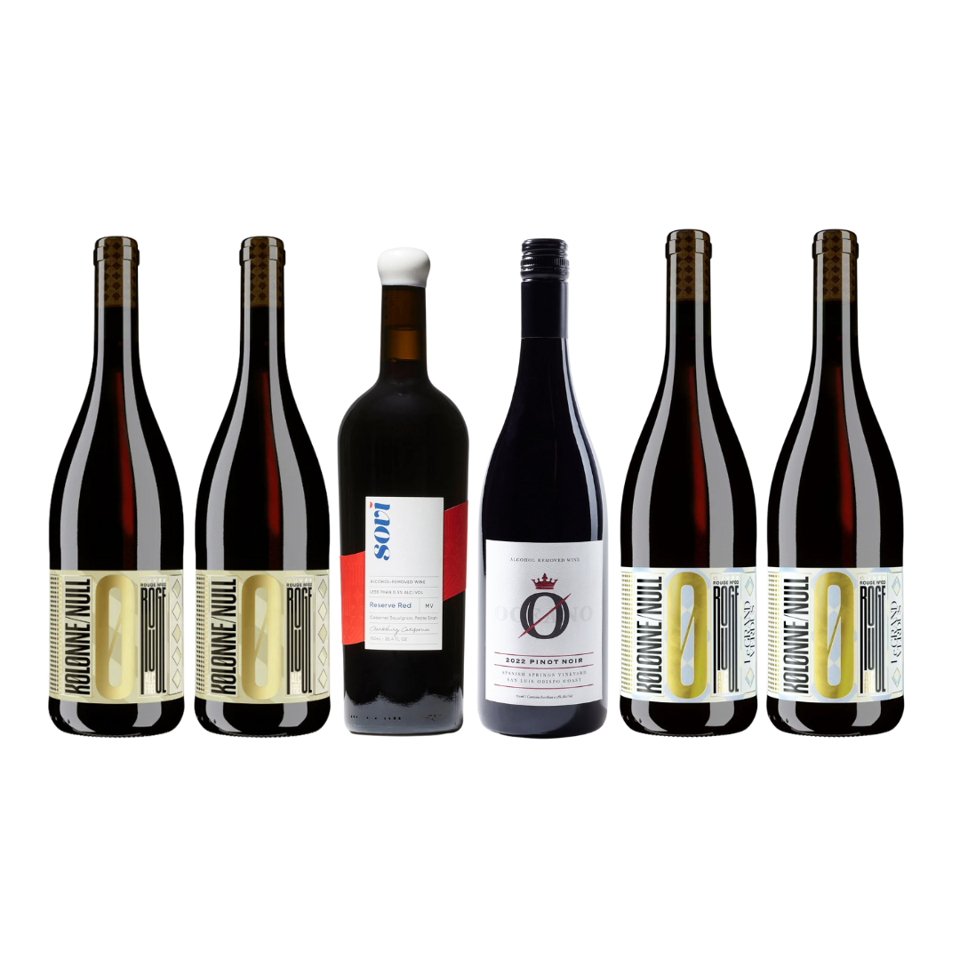 6 Pack Non-Alc Red Wine Sampler – Boisson
