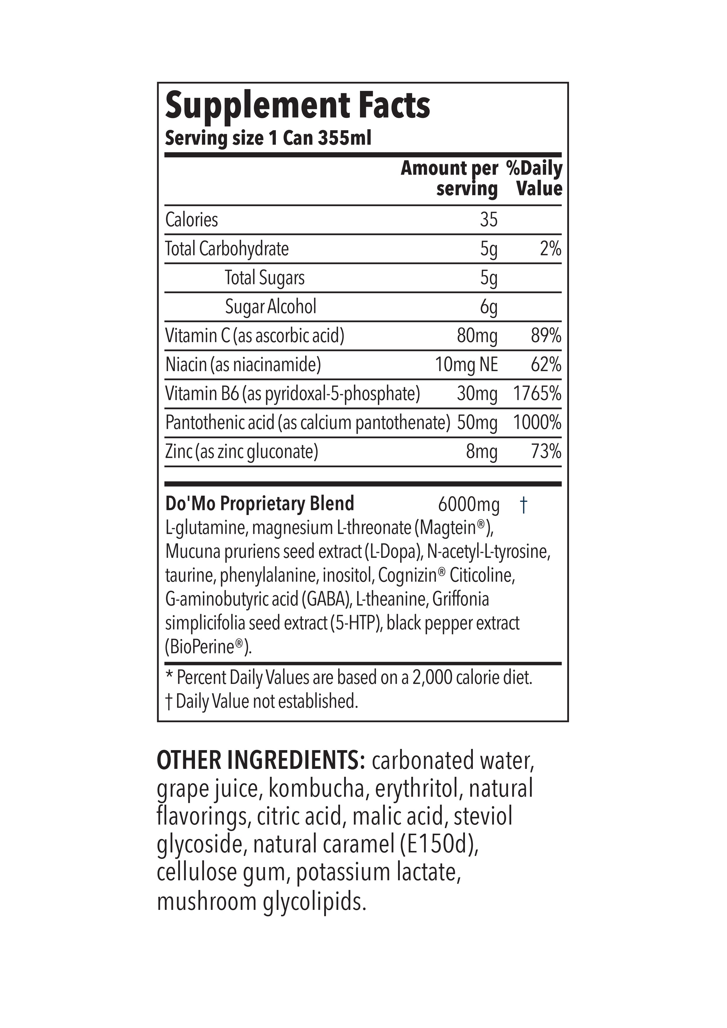 Do'Mo - Ginger Miso Mule - Functional Beverage - 4pk 12oz can – Boisson