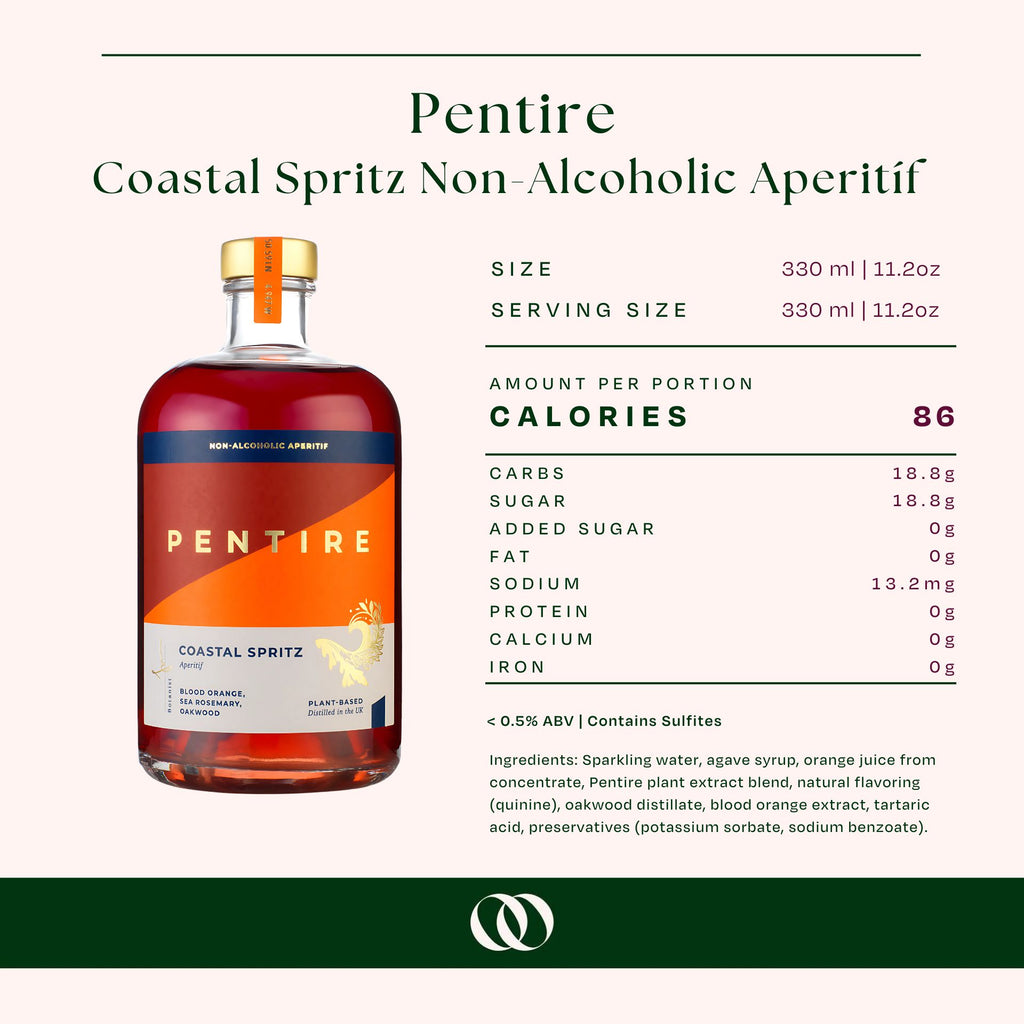 Pentire - Coastal Spritz - Non-Alcoholic Aperitíf - 700 ml Bottle – Boisson