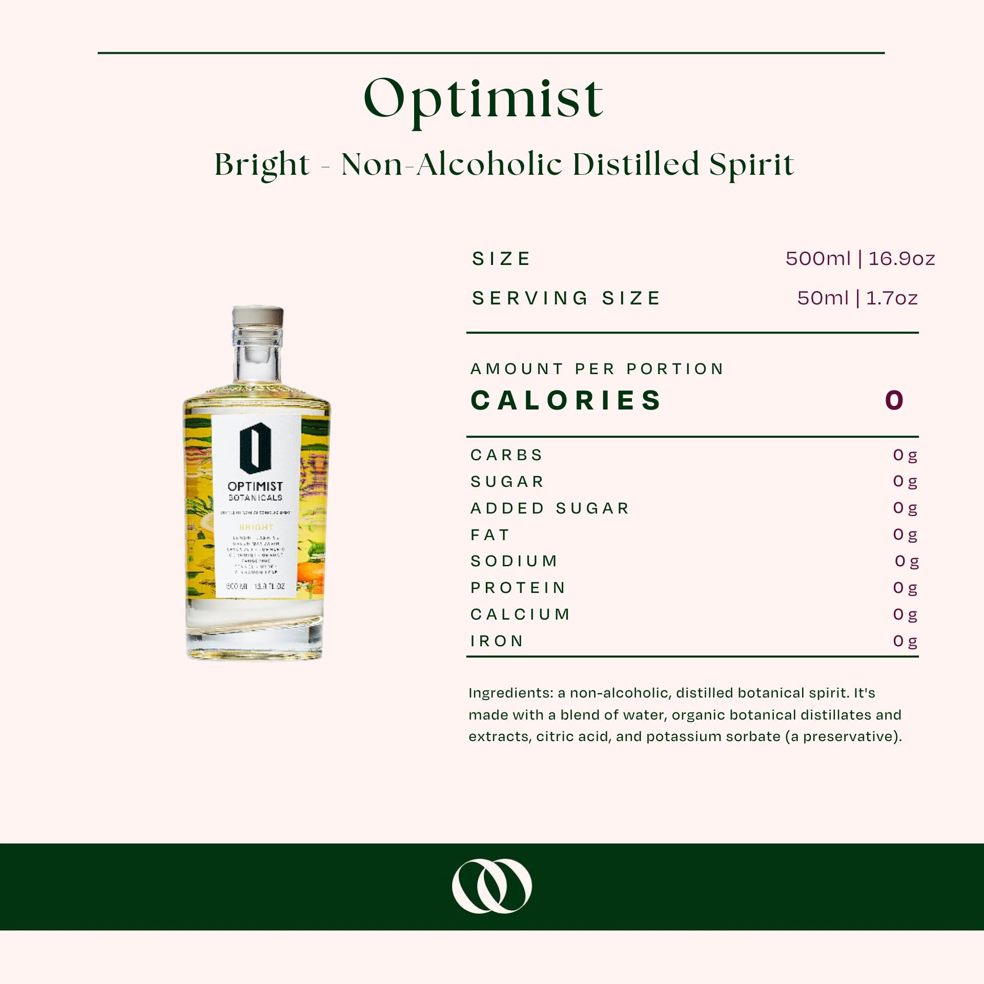 Buy Optimist Bright Non-Alcoholic Distilled Spirit – Boisson