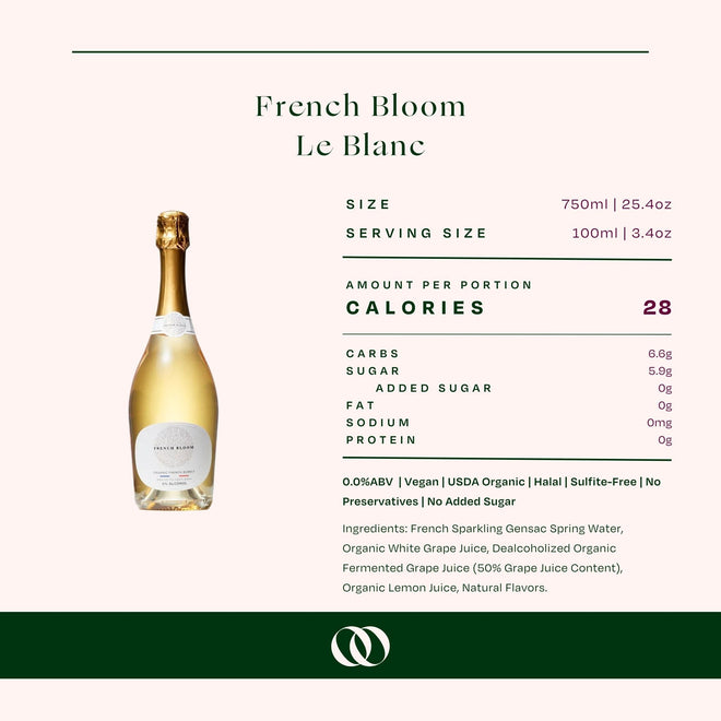 French Bloom Le Blanc Alcohol-Free Sparkling Wine – Boisson